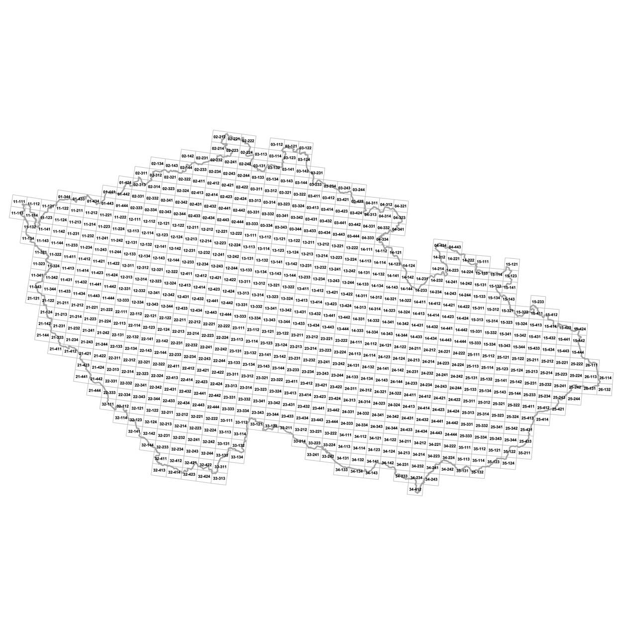 Mapy v měřítku 1 : 25 000 - Česká geologická služba